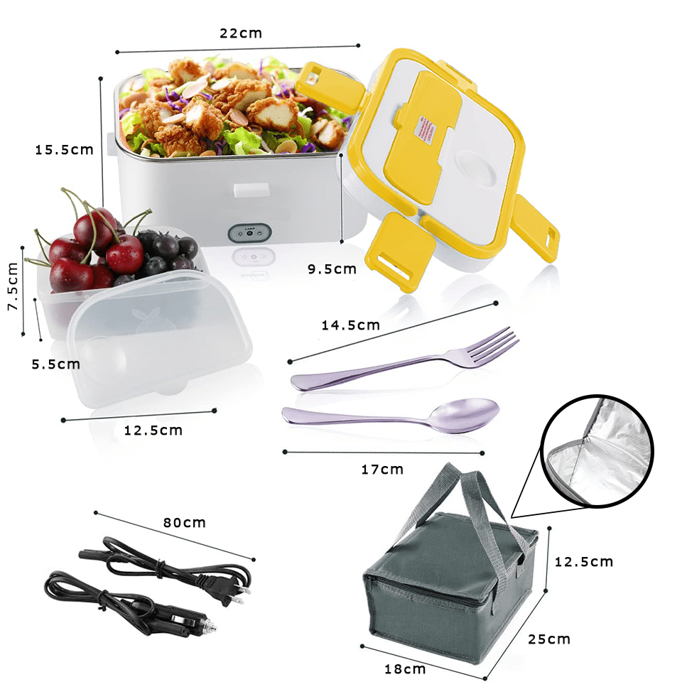 LUNCH BOX INOX CHAUFFANT - Meteora - Online Store | Solar Light ...